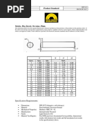 Din 76 - 2024 - Undercuts para Parafusos | PDF | Screw | Metalworking