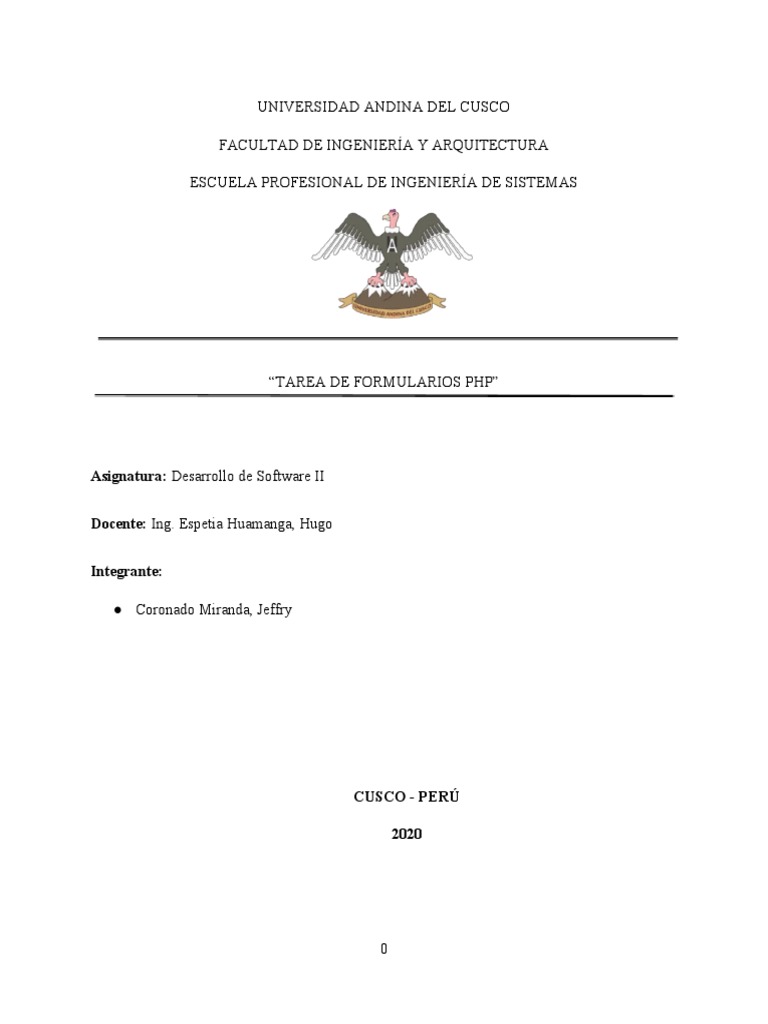 Formularios PHP | PDF | Php | Ingeniería de software