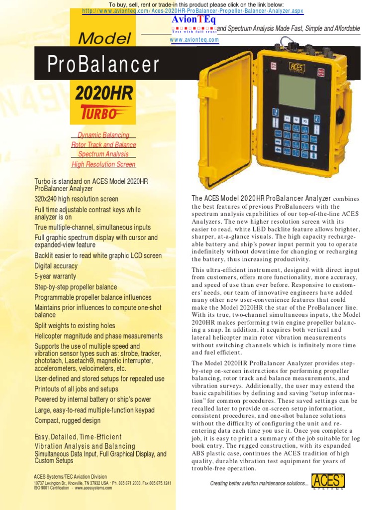 2020HR Specification Sheet | PDF | Electronics | Manufactured Goods