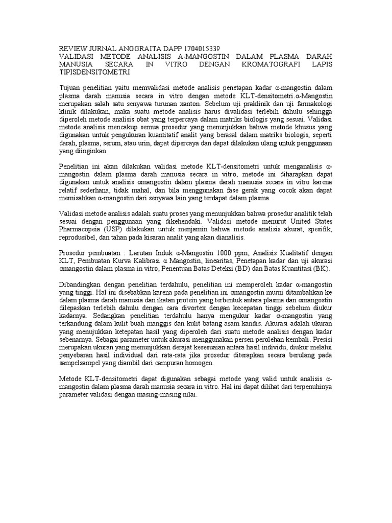 Review Jurnal Matriks | PDF