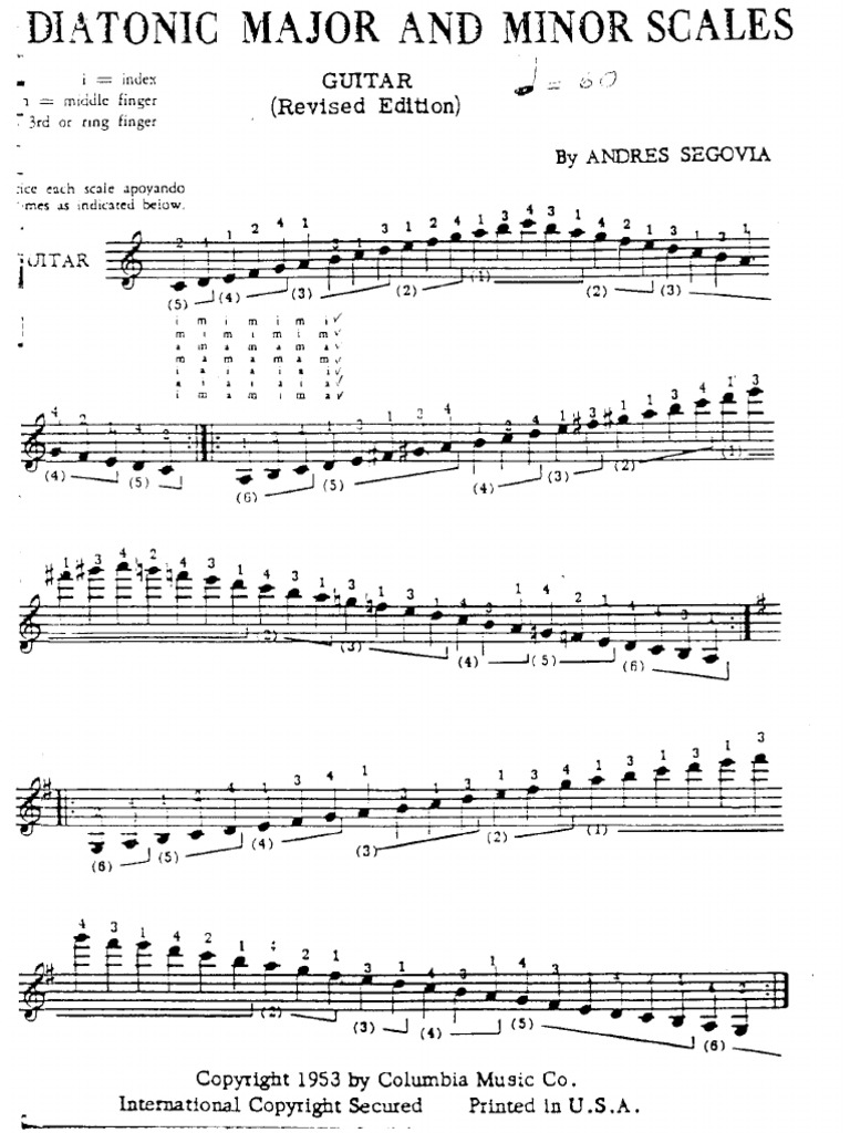 Escalas Segovia | PDF