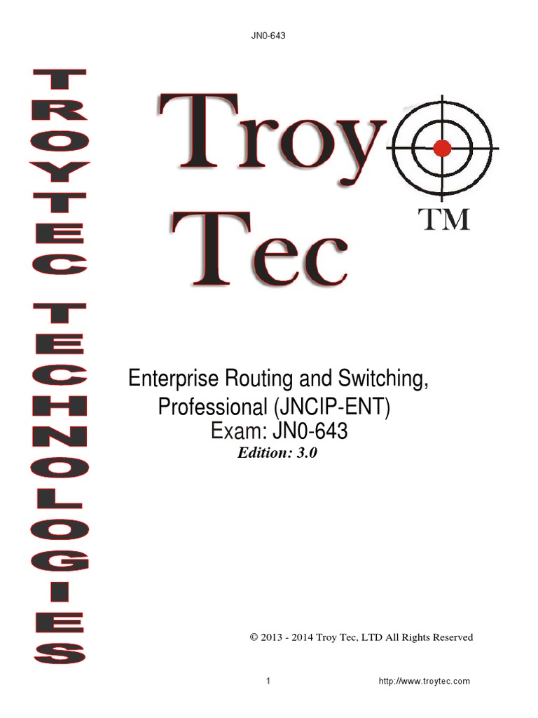 JN0 643 Q&A Troytec | PDF | Network Switch | Computer Mediated Communication