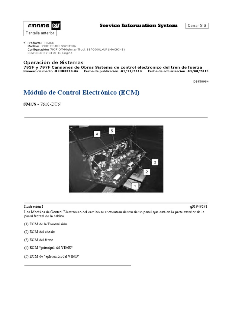 Módulo de Control Electrónico (ECM).pdf | PDF | Red eléctrica | voltaje