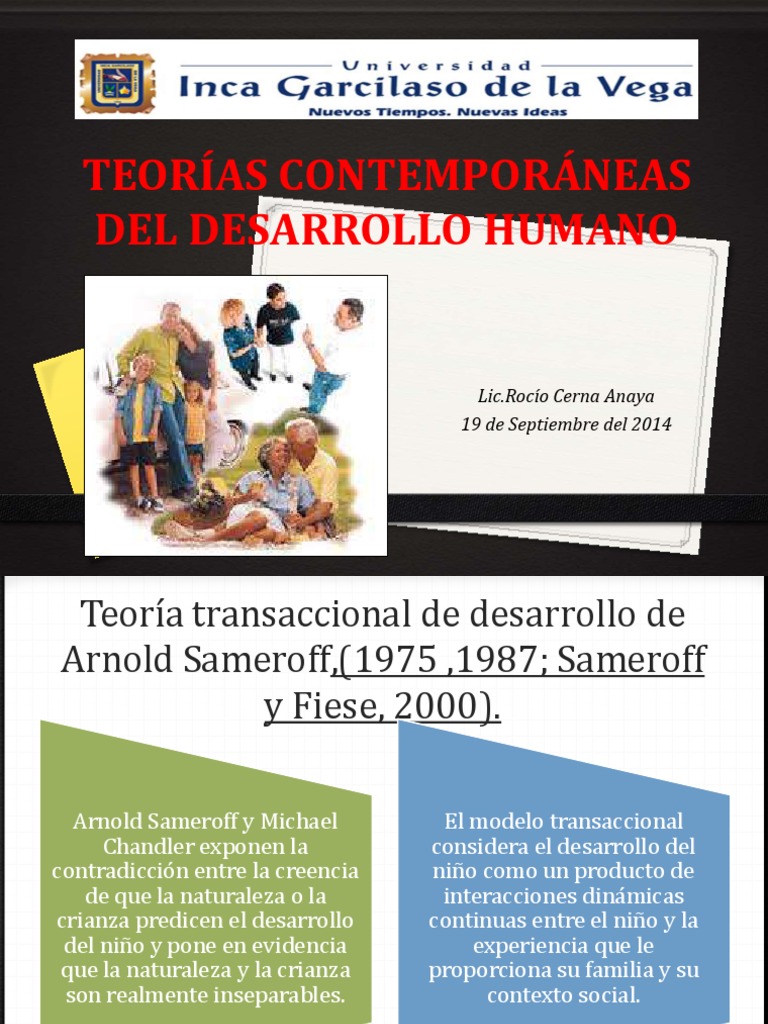 Teorias Contemporaneas Del Desarrollo Humano | PDF | Vida | Sicología Teorias Contemporaneas Del Desarrollo Humano | PDF | Vida | Sicología