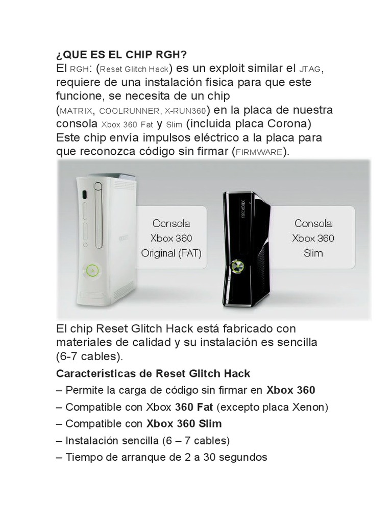 Que Es El Chip RGH | PDF