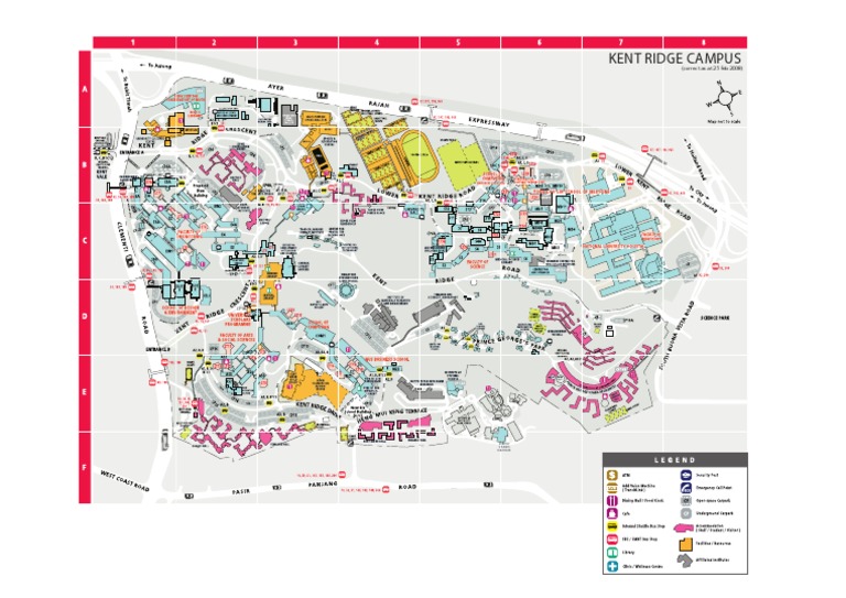 NUS Kent Ridge Campus Map 2008 | PDF