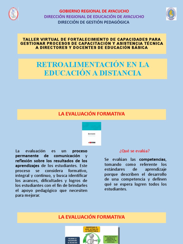 Retroalimentacion de Los Aprendizajes | PDF | Evaluación | Aprendizaje