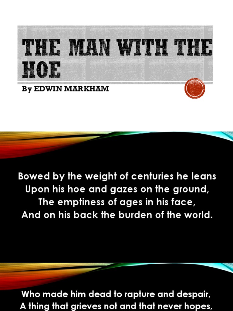 THE MAN WITH THE HOE - Piece PDF | PDF | Religious Belief And Doctrine ...
