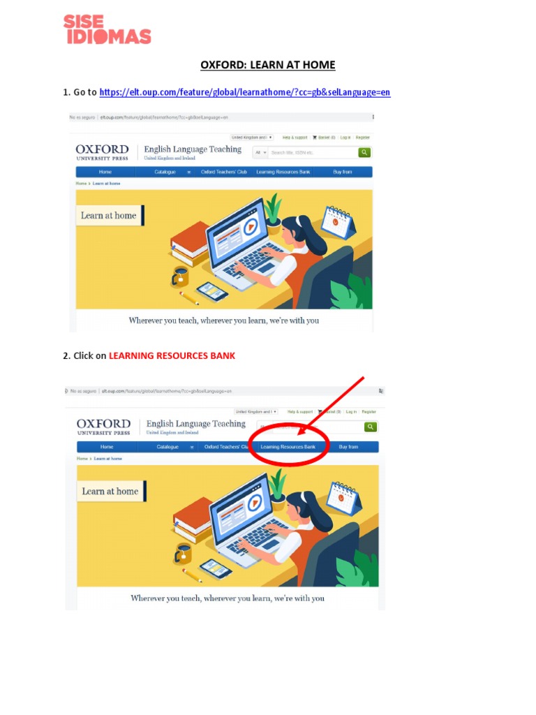 Oxford: Learn at Home: 1. Go To | PDF