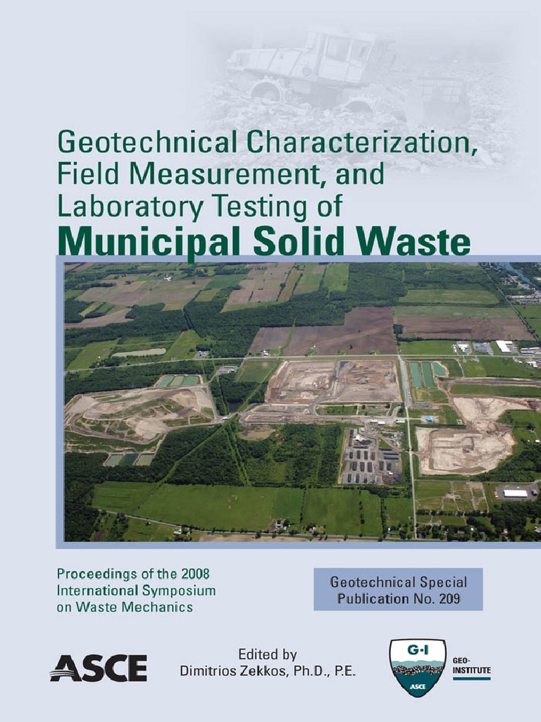 Geotechnical Characterization, Field Measurement, and Laboratory ...