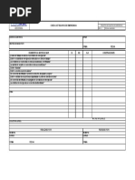 Check List Equipos de Emergencia | PDF