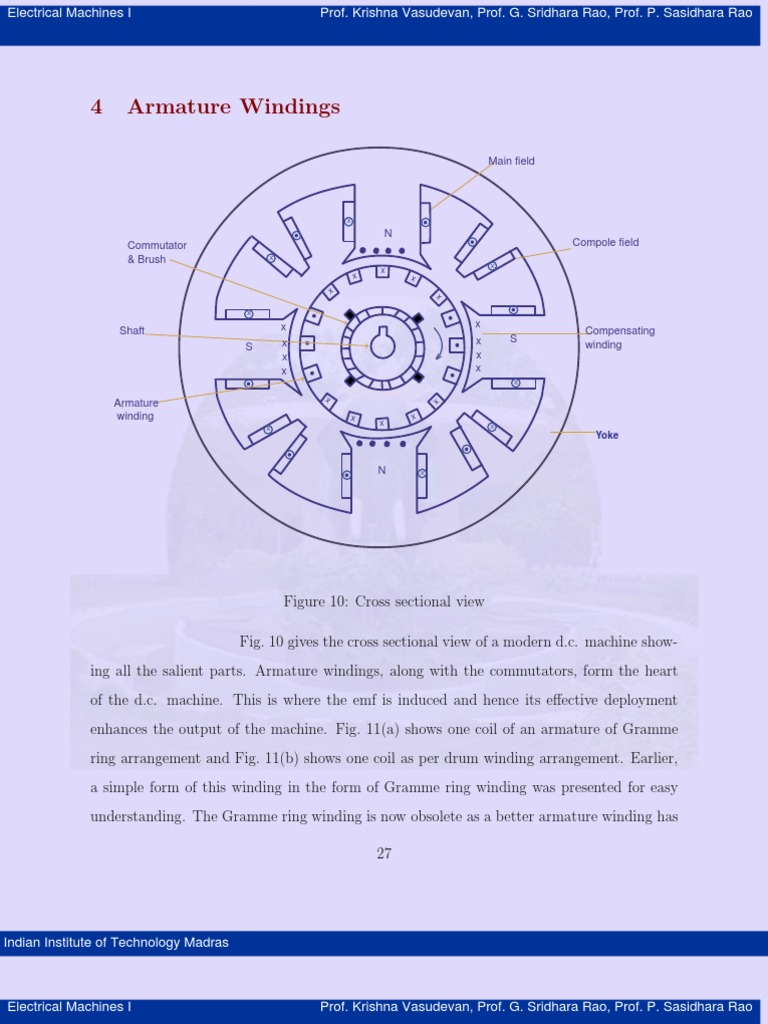 DC Machine Armature Windings Guide | PDF