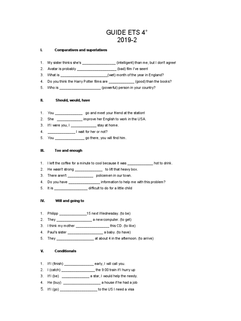4th Semester ETS Guide 2019-2 | PDF