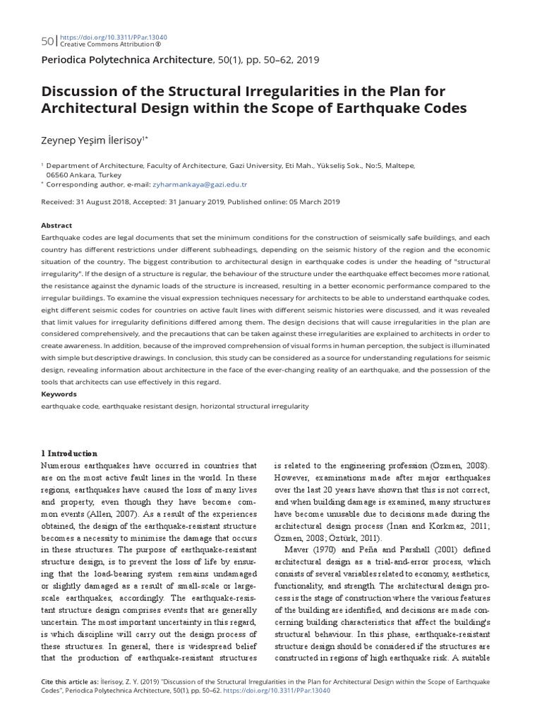 Structural Irregularities PDF | PDF | Earthquake Engineering | Earthquakes