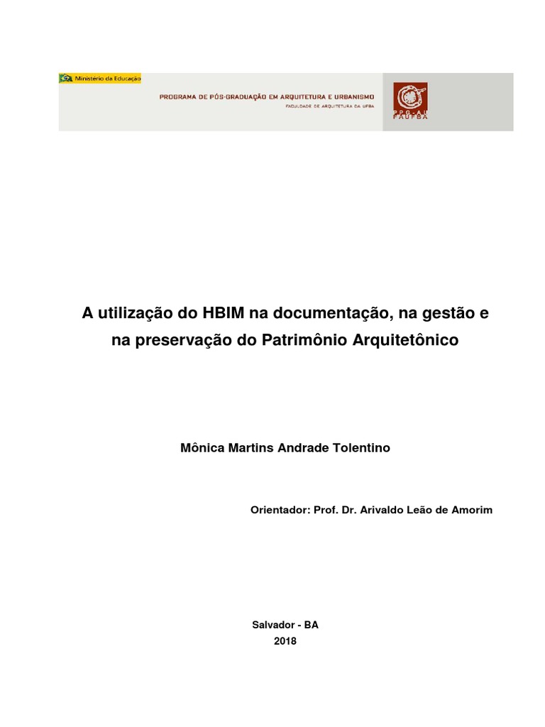 A Utilizacao Do HBIM Na Documentacao Na PDF | PDF | Método científico ...