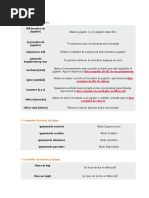 Todos Los Comandos Minecraft Bedrock | PDF | Informática | Software