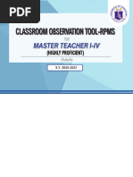 (Appendix C-11) COT-RPMS Inter-Observer Agreement Form For T I-III For ...
