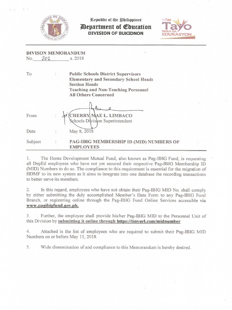 DM No. 202, S. 2018 PDF | PDF