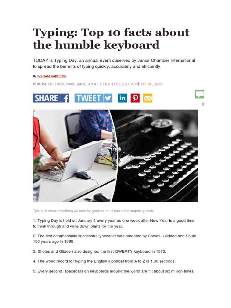 Extra-Cool Stuff About Typing | PDF