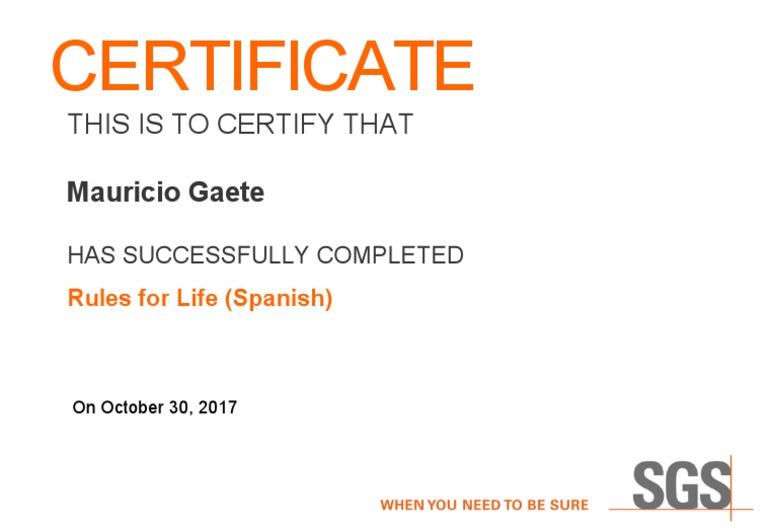 Certificate: This Is To Certify That | PDF