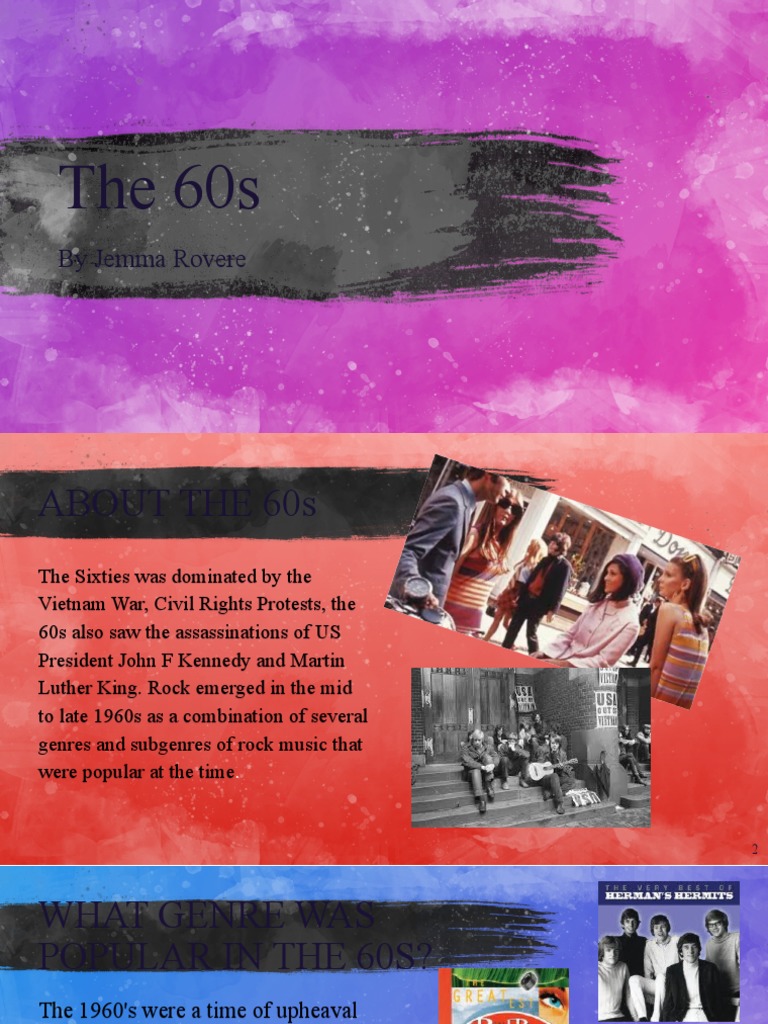 The Impact of 1960s Music and Culture | PDF | 1960s | History
