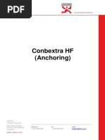 Fosroc Conbextra HS Grout Overview | PDF | Pump | Cement