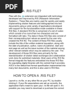 How To Open RIS File | PDF