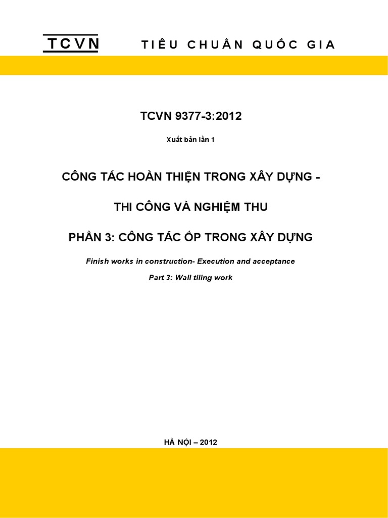 TCVN 9377 3 2012 | PDF