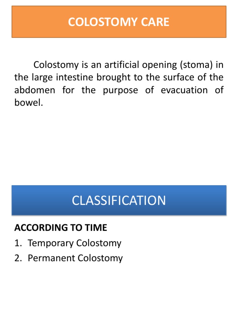 Colostomy Care | PDF | Home & Garden | Science & Mathematics