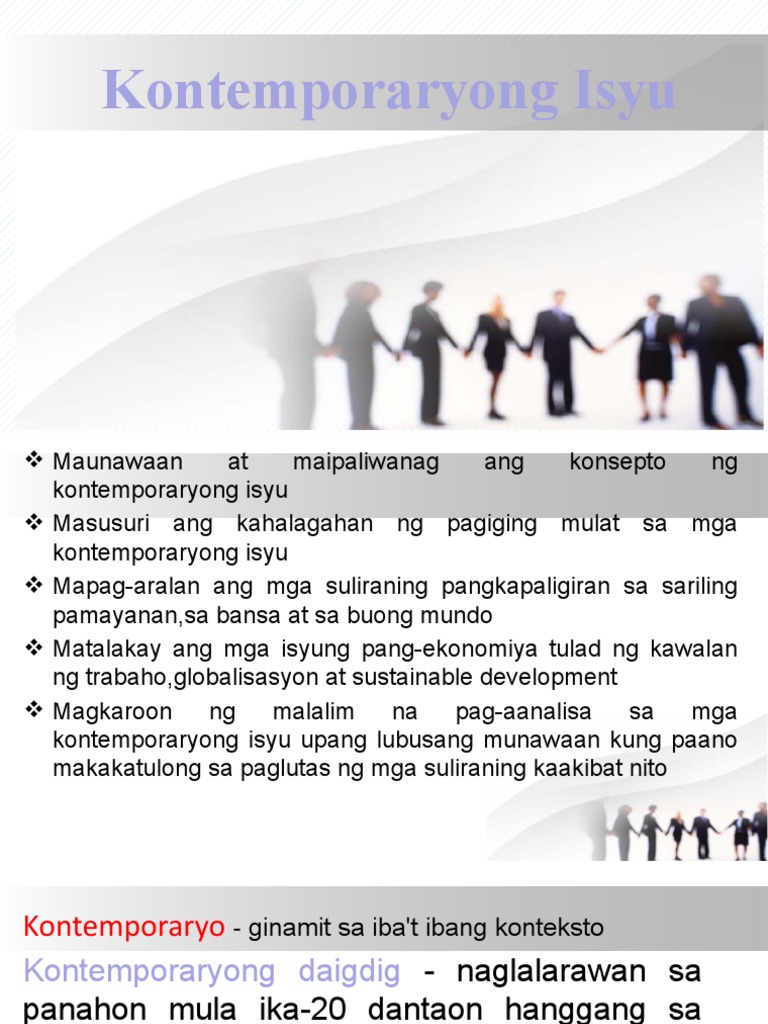 Kontemporaryong Isyu