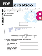 3° Ses - Comu Lun 3 Leemos Texto Descriptivo e Identificamos Adjetivo 965727764 | PDF ...