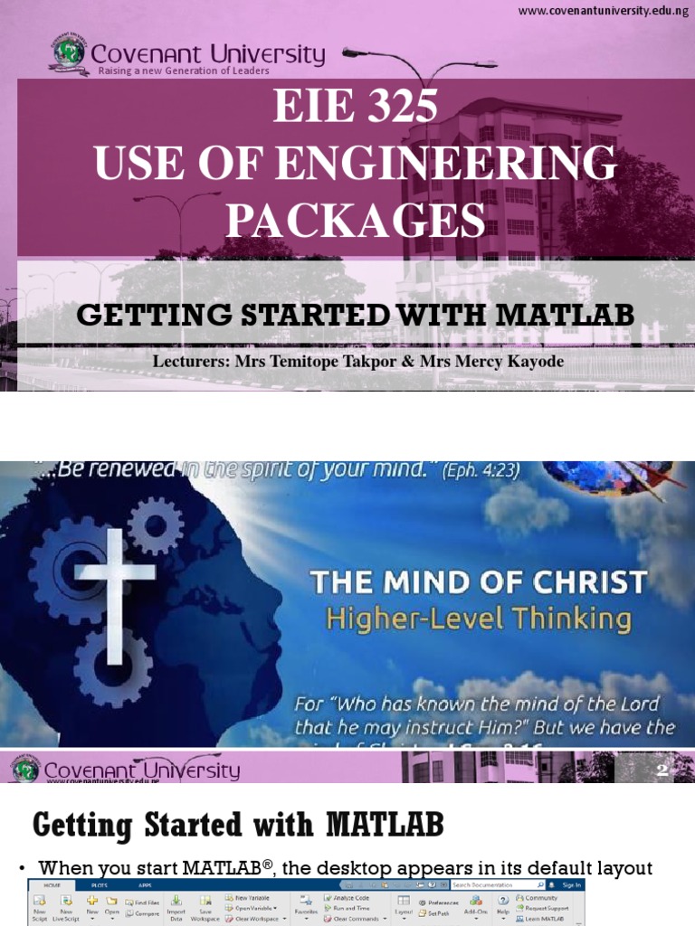 Getting Started With Matlab Pdf Matlab Command Line Interface 7876