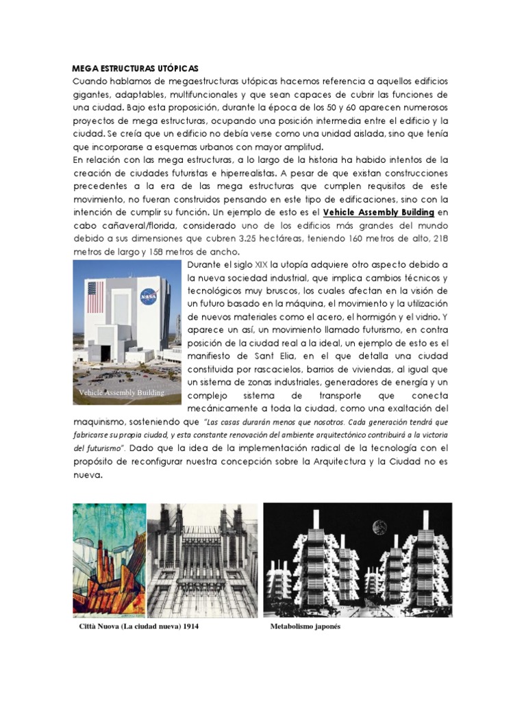 Megaestructuras Utopícas 1 | PDF | Naturaleza