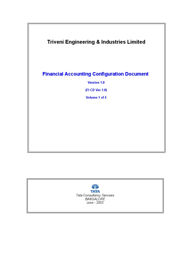 Sap Cin Fi Configuration Enterprise Structure | PDF