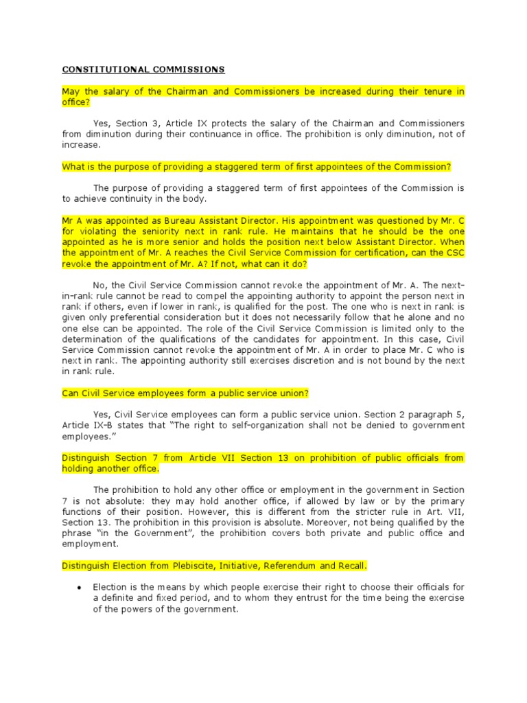 Constitutional Commissions | Download Free PDF | Prosecutor | Constitutional Amendment