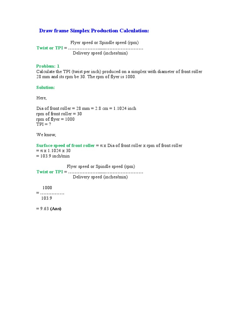 Simplex Production Calculation PDF | PDF