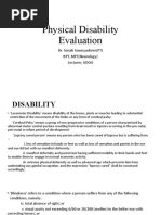 Locomotor Disability Evaluation | PDF | Finger | Vertebral Column