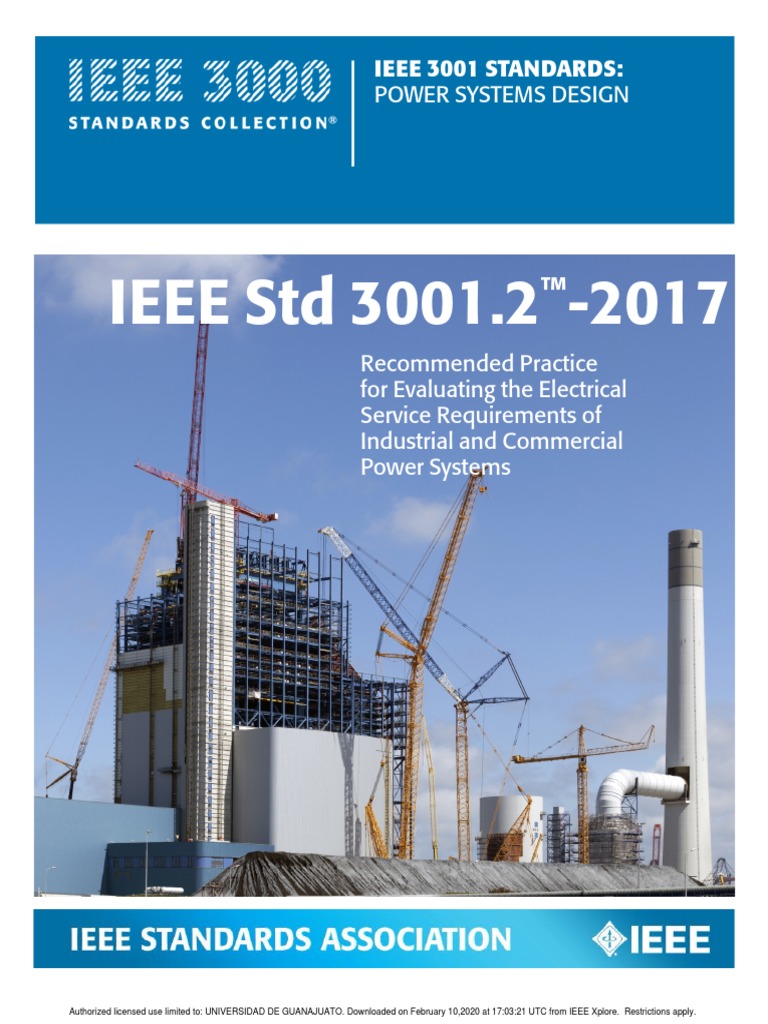IEEE STD 3001.2 - 2017: Power Systems Design | PDF | Electric Power ...