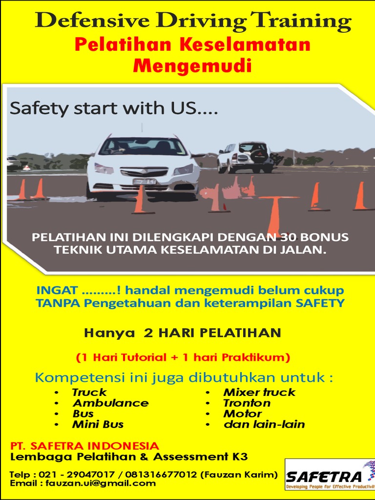 Defensive Driving Training - FLYER Rev 01 | PDF