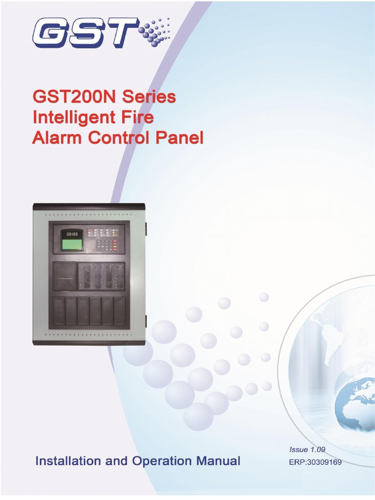 GST200N Series Intelligent Fire Alarm Control Panel Installation and ...