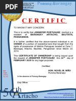 Barc Certificate | PDF