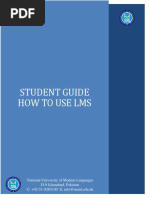 LMS User Guide For Students_ | PDF | User (Computing) | Password