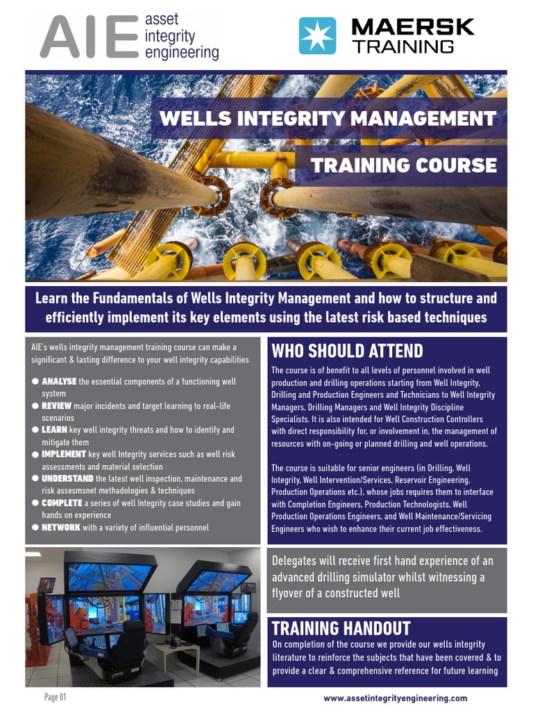 Wells Integrity Management Training Course PDF | PDF | Life Cycle ...