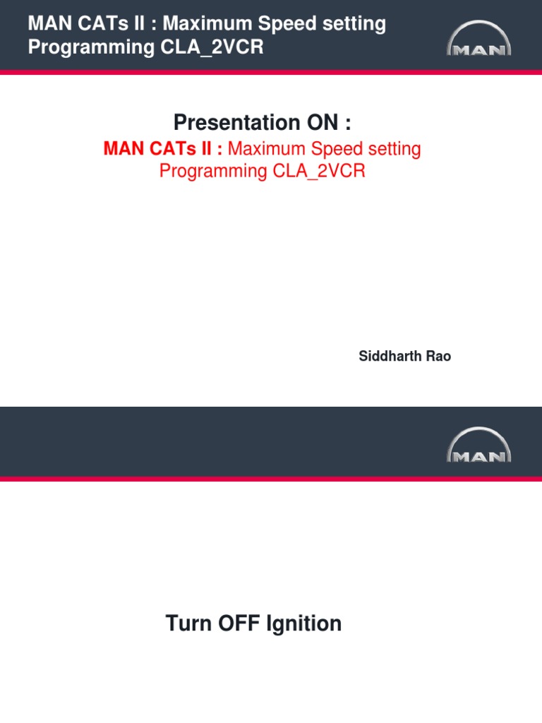 MAN CATs II - Max. Speed | Download Free PDF | Truck | Transport