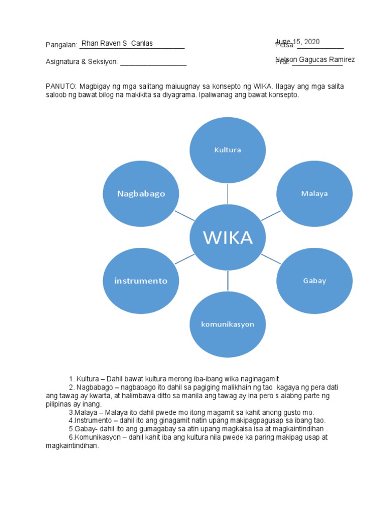 SUMMER ACTIVITY (Rhan Raven Canlas) | PDF