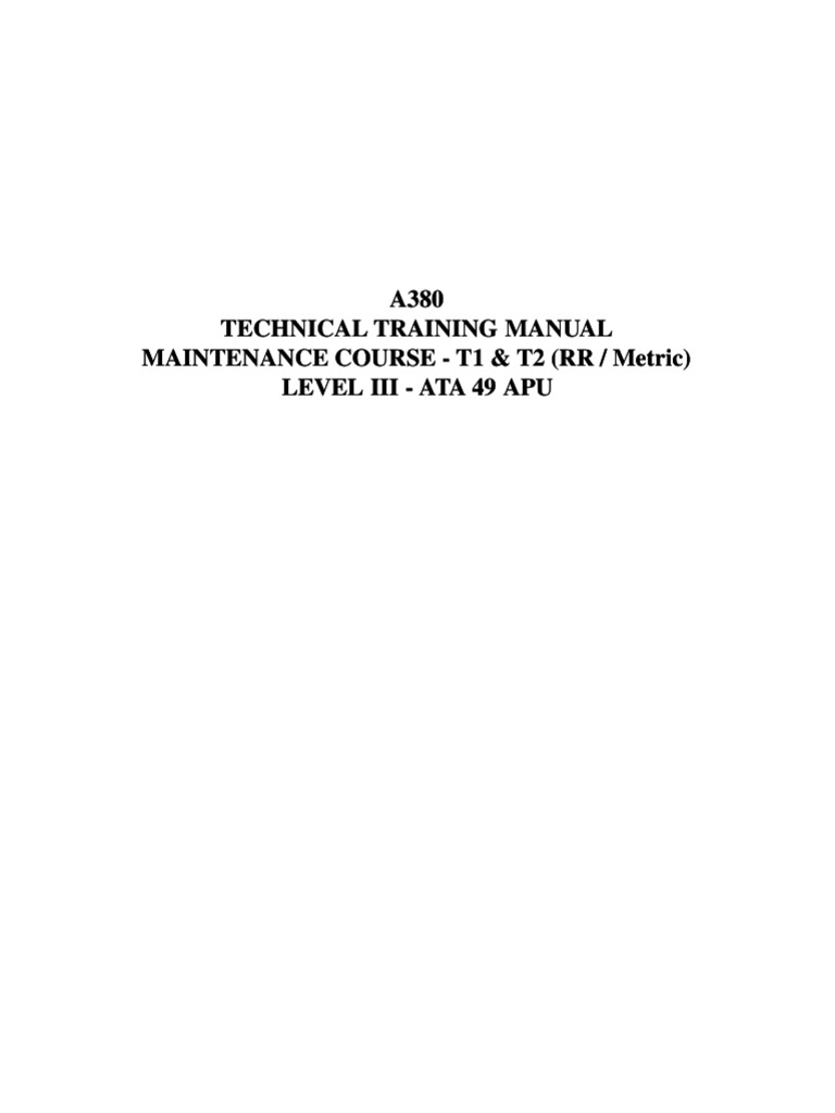 Level III Ata 49 Apu | PDF | Valve | Pump