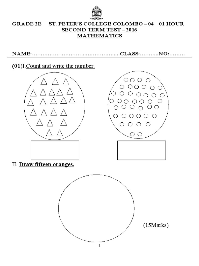 Second Term Maths | PDF | Shape | Elementary Geometry