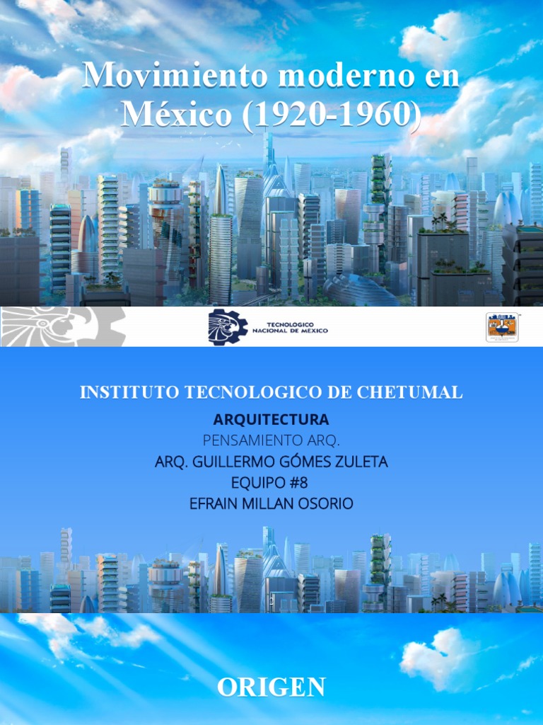 Arquitectura moderna en México (1920-1960) | PDF | México | Medios de arte