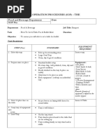 SOP Example - VIP Handling | PDF | Business