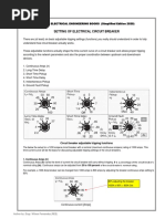 Circuit Breaker Tripping Settings Explained | PDF | Electrical ...